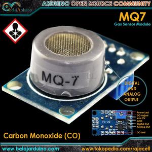 Jual Sensor MQ-7 MQ7 Carbon Monoxide Gas Karbon Monoksida for Arduino ...