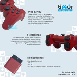 Jual Stik Stick Controller Ps2 Rna Merah Biru Putih Kuning Hijau Hitam ...