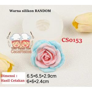 Promo Cetakan Silikon Bunga Mawar 3D Rose Flower Fondant Coklat Jelly ...