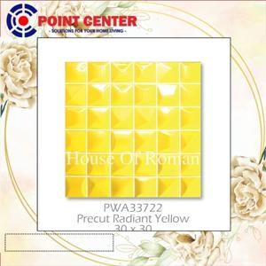 Jual TERMURAH ROMAN KERAMIK PRE CUT 30 X 30 PWA33722 RADIANT YELLOW GOL ...