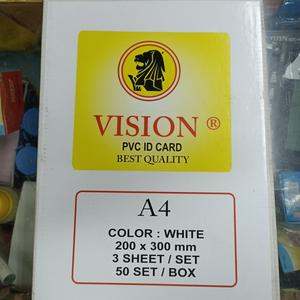 Jual PTC PVC Bahan ID card Instant 50 set Amanda / Material ID Card ...