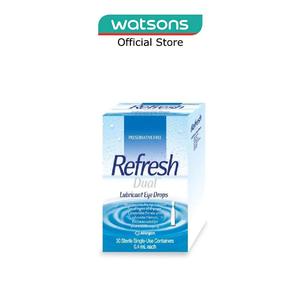 Jual REFRESH Dual Lubricant Eye Drops 0.4ml Dual Formula, Lubricating ...