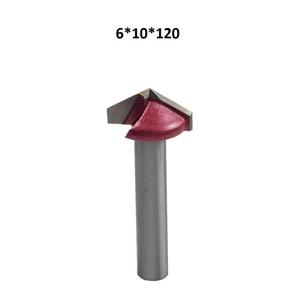 Jual Mata Profil V Groove 120 Degree Derajat Router Bit Cnc 6x10x120 ...