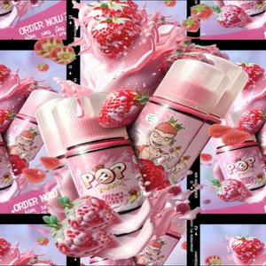 Jual Mini POP E-juice Creamy Strawberry 60ML By Minipop Ejuice 100% ...