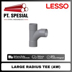 Jual Large Radius Tee AW PVC Lesso / Large Radius Tee PVC AW Lesso - 02 - 4 Inch - Jakarta Barat ...