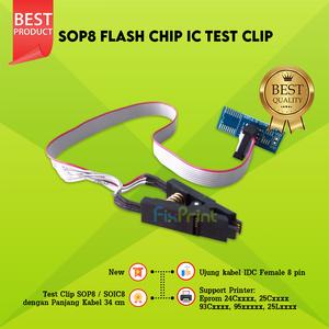 Jual SOP8 Flash Chip, IC Test Clip IC Eprom Eeprom BIOS ROM, Socket ...