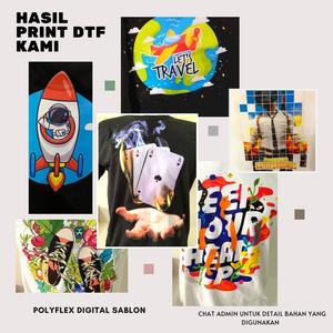 Jual KOM13 Tinta DTF Innolite color CMYK kemasan 1 Liter Hasil wana ...