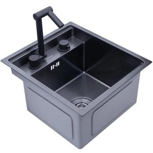 Jual Black Hidden Kitchen Sink Sing Bowl Small Size Sink - Jakarta ...