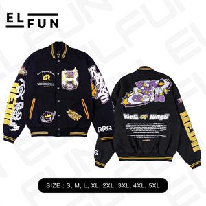 Jual jaket varsity RRQ "THE LEGACY" terbaru tahun 2024 Oversize Onic AE ...