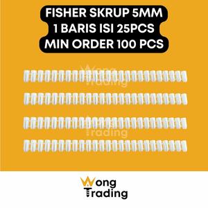 Jual Viser Fiser Skrup 5 mm / Fiser Kecil Sekrup Kayu Triplek- WT ...