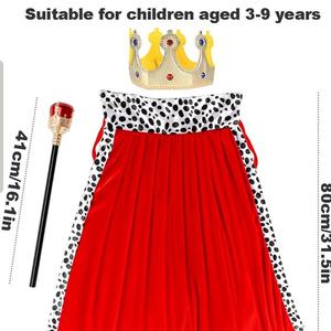 Jual hk2 King costume 3 in 1 set kostum halloween kostum raja robe wand ...