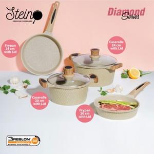 Jual Panci Steincookware Paket DIAMOND Set Stein Diamond Series Granite ...