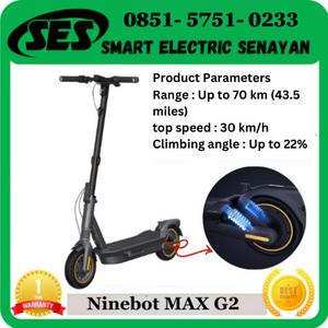 Jual Ninebot KickScooter MAX G2 Electric Scooter By Segway Skuter ...