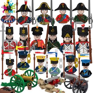 Jual Napoleonic Wars Military Soldiers Building Blocks Ww2 Mini Action ...