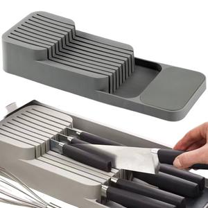 Jual tempat pisau knife organizer cabinet kitchen set knife storage box ...