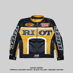 Promo RAWTYPE RIOT Tomrace Leather Jacket - Yellow - S Cicil 0% 3x ...