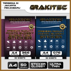 Jual Sticker Photo Paper A4 Isi 50 Lembar ( Kertas Foto Sticker Glossy ...