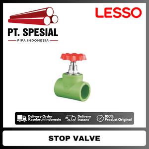 Jual Stop Valve PPR Lesso dn20-dn63/Gate Valve PPR /Straight Way Valve ...