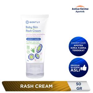 Jual GENTLY BABY SKIN RASH CREAM 50 GR / KRIM RUAM POPOK / KIMIA FARMA ...