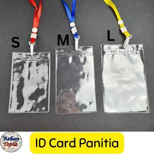 Jual 10pcs Name Tag Panitia + Tali / ID Card Mika Plastik / Name Tag ...