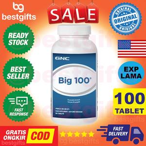 Jual Gnc Big 100 B Complex Vitamin Vit Metabolisme Energi Sistem Saraf - Jakarta Utara ...