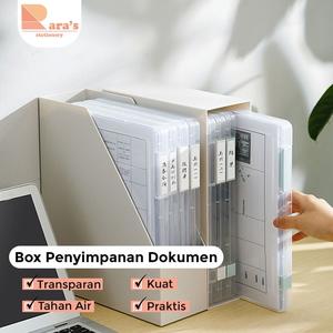 Jual File Box Transparan / Box Penyimpanan Kertas Dokumen - Folder A4 ...