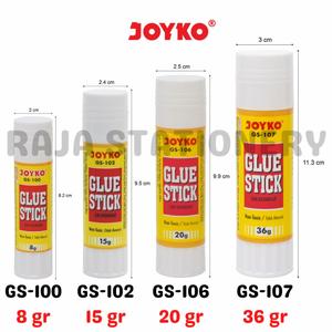 Jual Joyko Glue Stick / Lem Batang Lem Kertas Joyko Kecil Besar ...