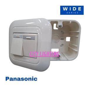 Jual Panasonic Saklar Seri Outbow Set Wide Series - White - Jakarta ...