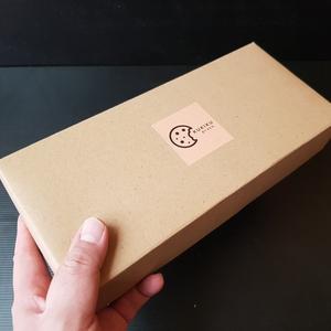 Jual Box For Cookies Kotak Kemasan Kue Kering Ukuran 27x12x5cm Coklat ...