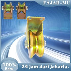 Jual Roda Pagar Roda Pintu Pagar Besi 50 Mm Model U & V Roda Gerbang ...