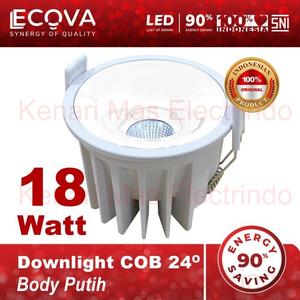 Jual ECOVA Lampu LED Downlight COB 24 18 WATT Elegant Dekoratif Warna ...