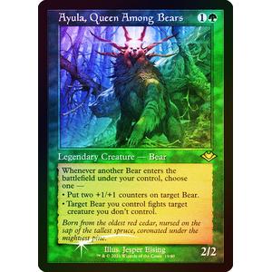 Jual MTG RETRO FOIL ETCHED AYULA, QUEEN AMONG BEARS - Kota Surabaya ...