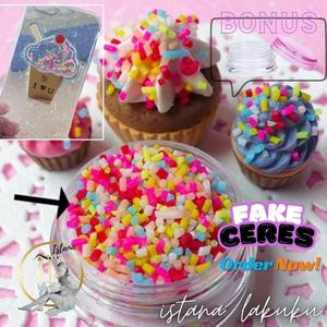 Jual Fake Meises hiasan palsu u/ keperluan gantungan kunci clay slime ...