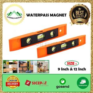 Jual Waterpas Magnet 23cm, 30cm Watterpas 9 Inci, 12 Inci Waterpas ...