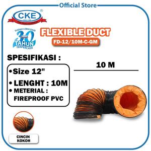 Promo FLEXIBLE DUCT CKE FD-12/10M-C-GM 12" 10 METER DUCT HOSE Cicil 0% ...