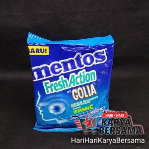 Jual PERMEN MENTOS FRESH ACTION GOLIA RASA MINT 100.8GR - Kota Medan ...