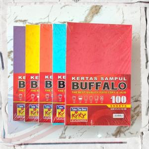 Jual Kertas Buffalo / Kertas Cover Jilid Kiky F4 isi 10 Lembar - Hijau ...