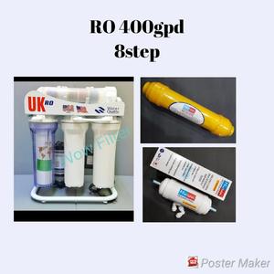 Jual Mesin RO 400 gpd 8 step Reverse osmosis 8step filter air minum UK ...