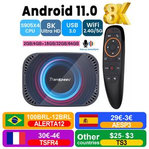 Jual Transpeed Amlogic S905X4 Android 11 Tv Box 4K 8K 3D Video ...
