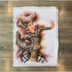 Jual Lukisan Legong Bali, Lukisan Realis, Lukisan Kanvas, Hiasan ...