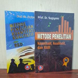 Jual Paket 2 Metode Penelitian Kuantitatif Kualitatif dan RD ...