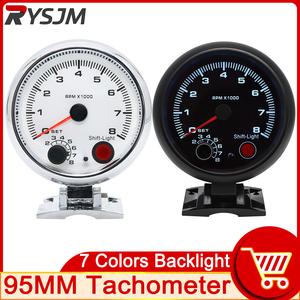 Jual 95mm Tachometer 8000 RPM Gauge 7 Colors Backlight with Internal ...