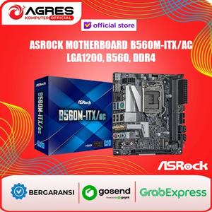 Promo ASROCK Motherboard B560M-ITX/ac LGA1200, B560, DDR4 Cicil 0% 3x ...