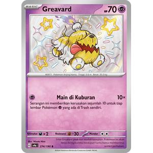 Jual Pokemon TCG Indonesia sv4a Shiny Greavard 274/190 S - Jakarta ...
