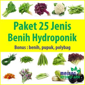 Jual Paket 25 Jenis Benih Hydroponik Sayur Sayuran Buah Hidroponik Starter - Kab. Bekasi ...