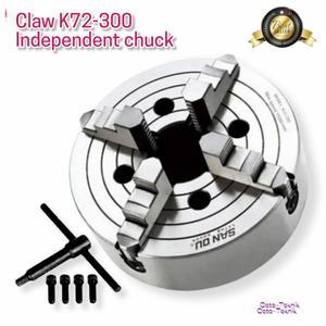 Jual claw bubut/chuck bubut SanOu 12in kaki 4 (K72-320 Jaw 4) Independ ...