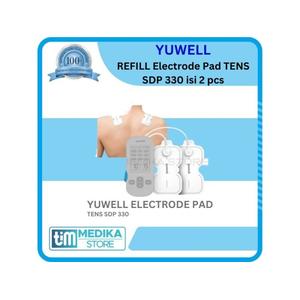 Jual YUWELL - REFILL Electrode Pad TENS SDP 330 isi 2 pcs | Electrode ...