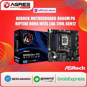Promo ASROCK Motherboard B660M PG RIPTIDE DDR4 (Intel LGA 1700, Gen12 ...