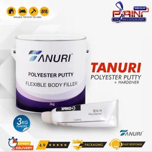 Jual DEMPUL TANURI GALON - TANURI Polyester Putty 3Kg - Kota Bandung - PAINT.COLOUR | Tokopedia