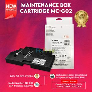 Jual Maintenance Box MC-G02 Cartridge Original G1020 G2020 G3020 G570 Canon - Compatible ...